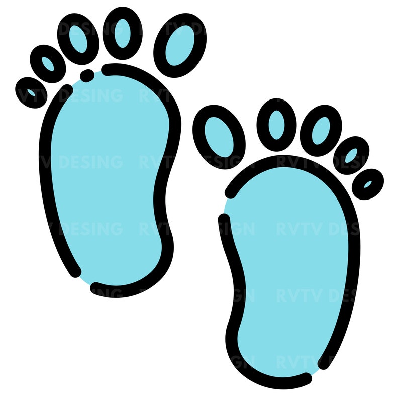 5 Types Baby Footprint, Baby Footprint, Baby Footprint PNG, Baby Feet ...