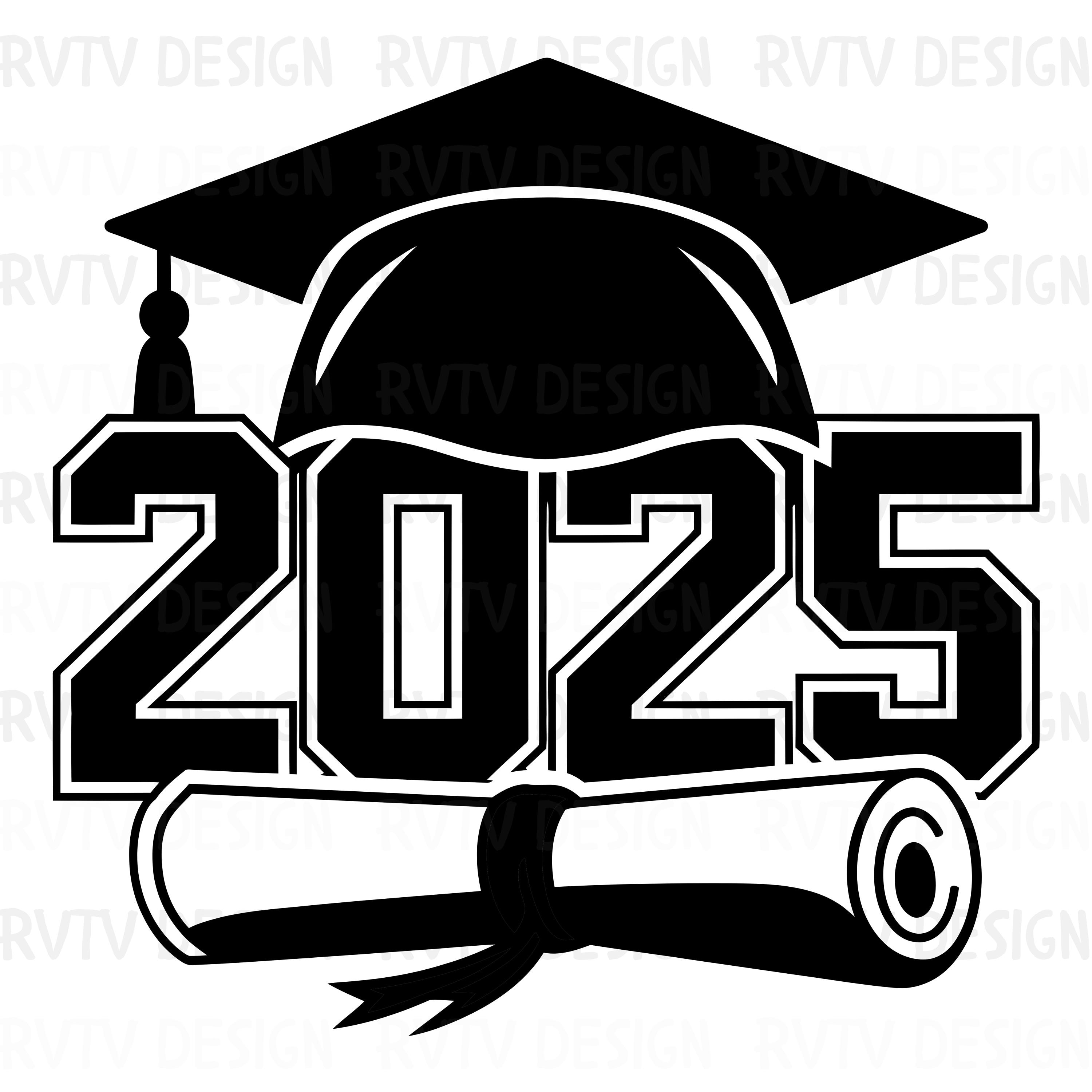 2025 Graduation Cap PNG: Clipart Cut File (digital Download) - Etsy