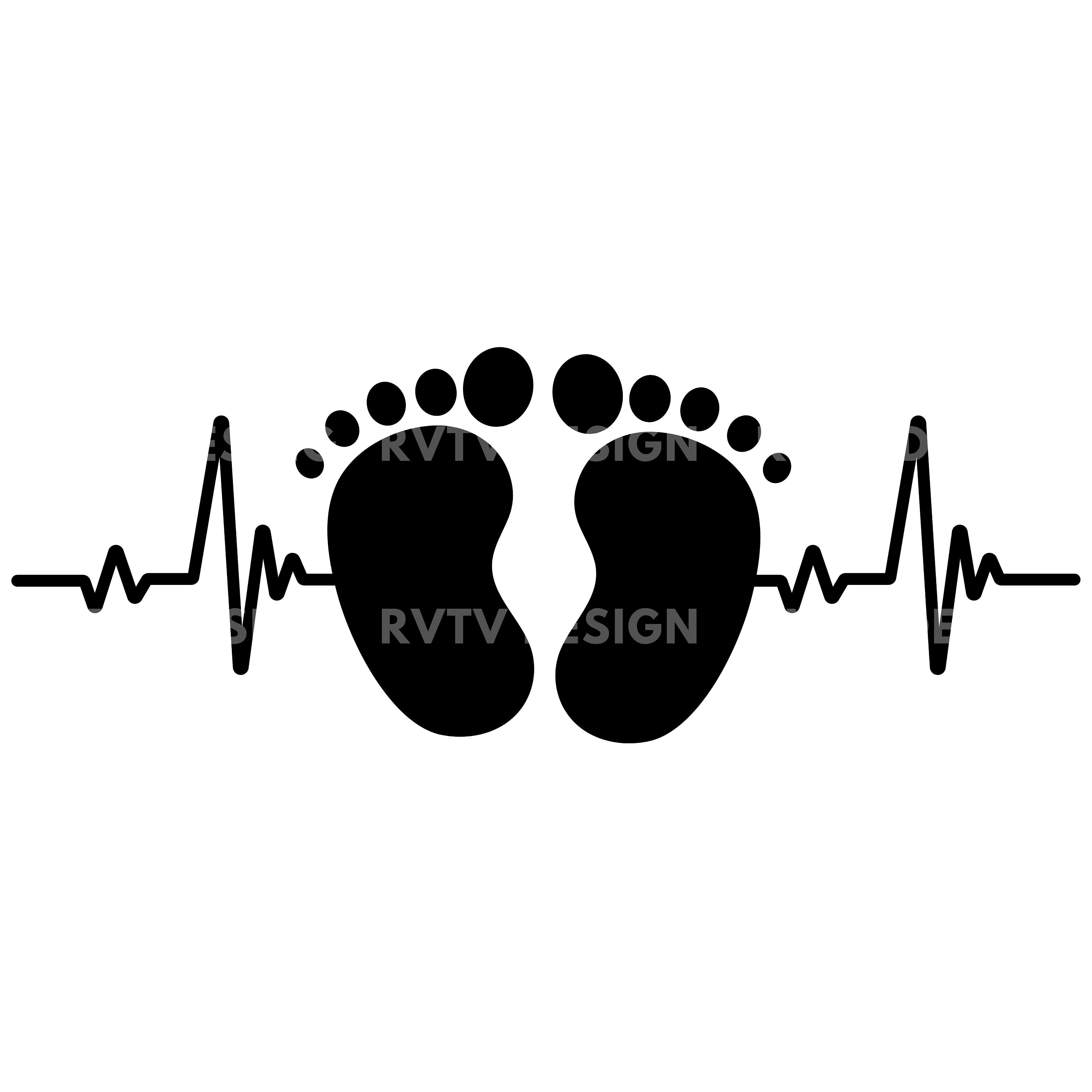 5 Types Baby Footprint, Baby Footprint, Baby Footprint PNG, Baby Feet ...