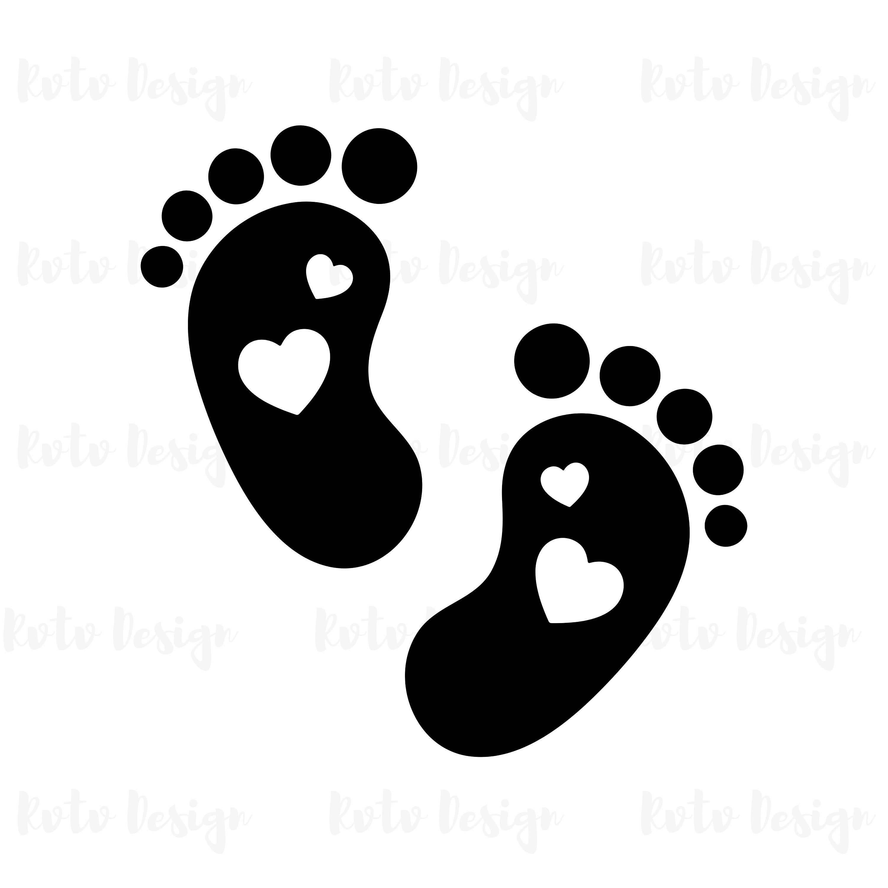 Baby Footprint Png, Baby Footprint, 4 Colors Baby Footprint, Baby Feet ...