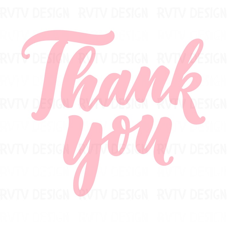 Thank You PNG, Thank You Sign, 5 Colors Thank You Png Files, Wedding ...