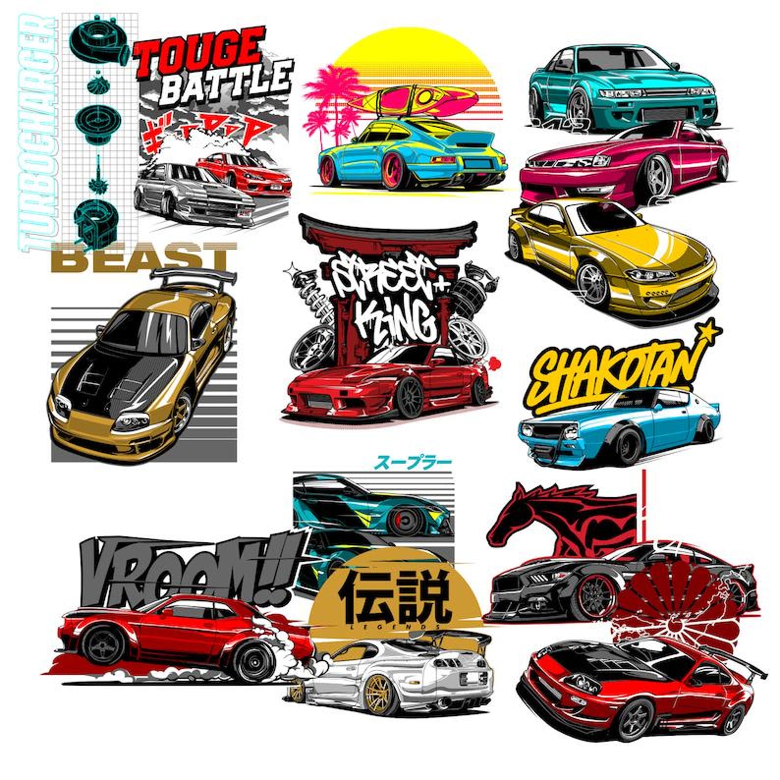 500+ Car T-shirt & Hoodie Designs Bundle (digital Download) - Etsy