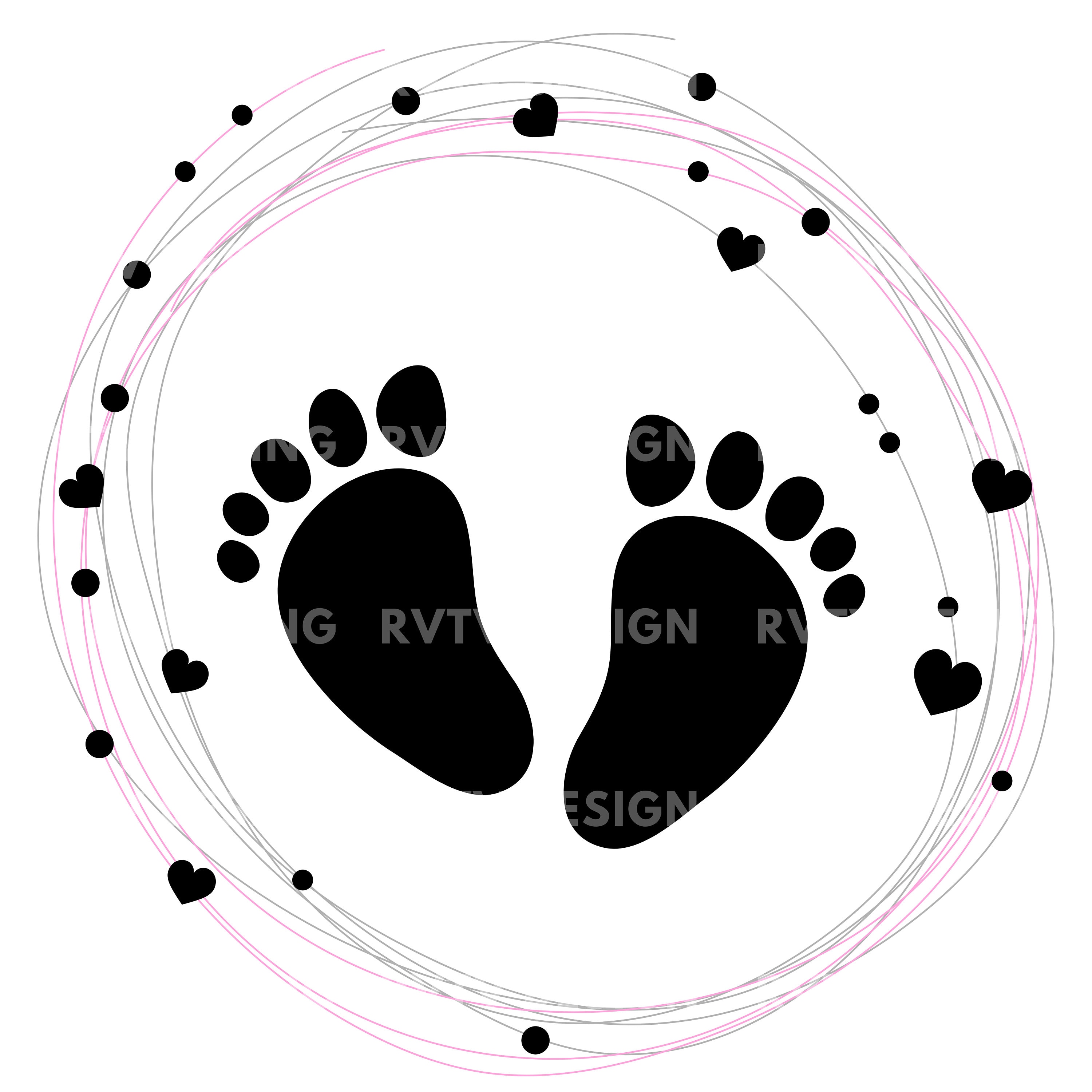 5 Types Baby Footprint, Baby Footprint, Baby Footprint PNG, Baby Feet ...