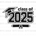 2025 Graduation Cap PNG: Clipart Cut File (digital Download) - Etsy