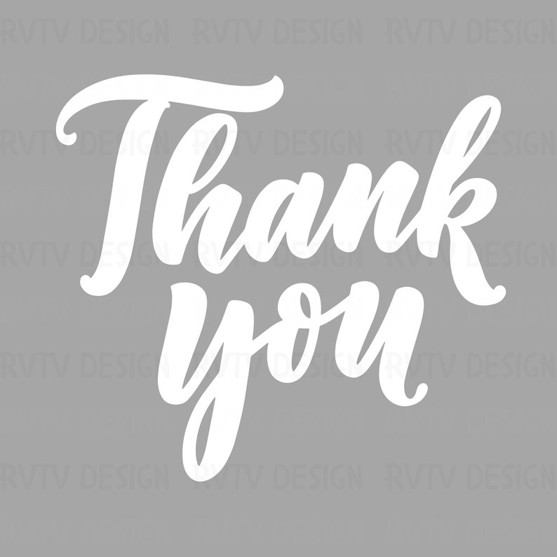 Thank You PNG, Thank You Sign, 5 Colors Thank You Png Files, Wedding ...