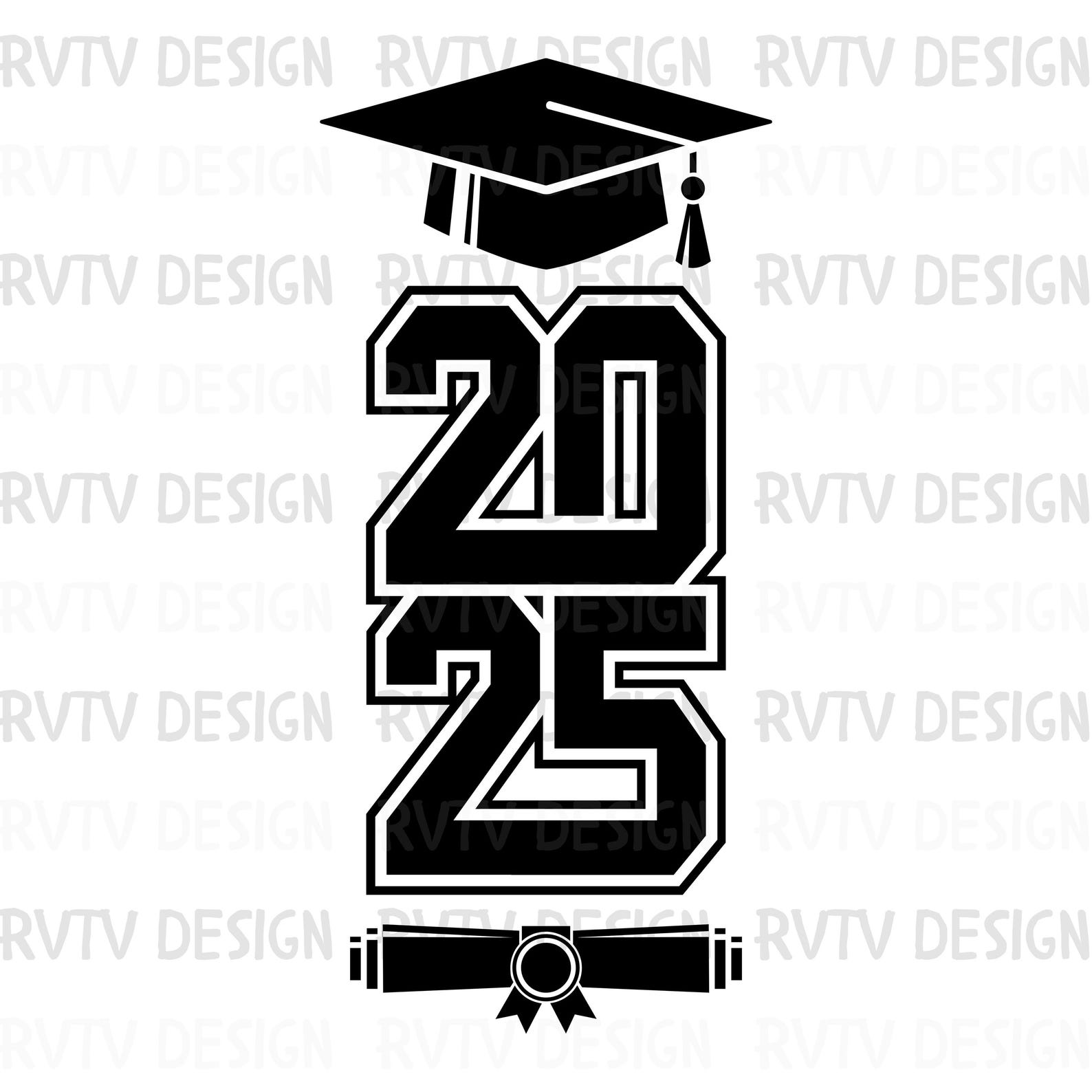 2025 Graduation Cap PNG: Clipart Cut File (digital Download) - Etsy