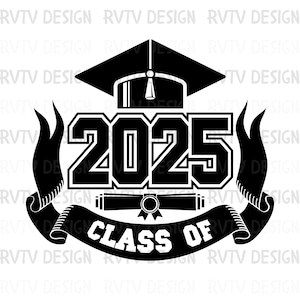 2025 Graduation Cap PNG: Clipart Cut File (digital Download) - Etsy
