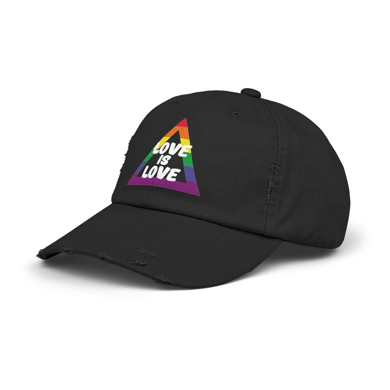 Love is Love Distressed Cap, Pride, Pride Month Cap, Pride Vibes Cap ...
