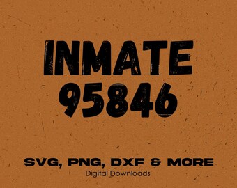 Halloween Inmate Svg - Etsy