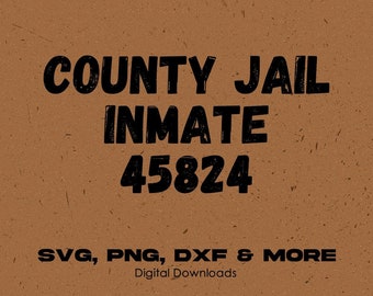 Halloween Inmate Svg - Etsy