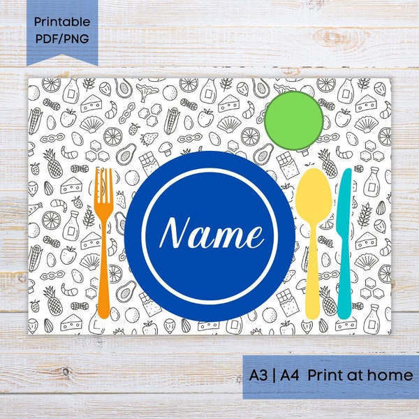 Personalized Children Placemat - Etsy