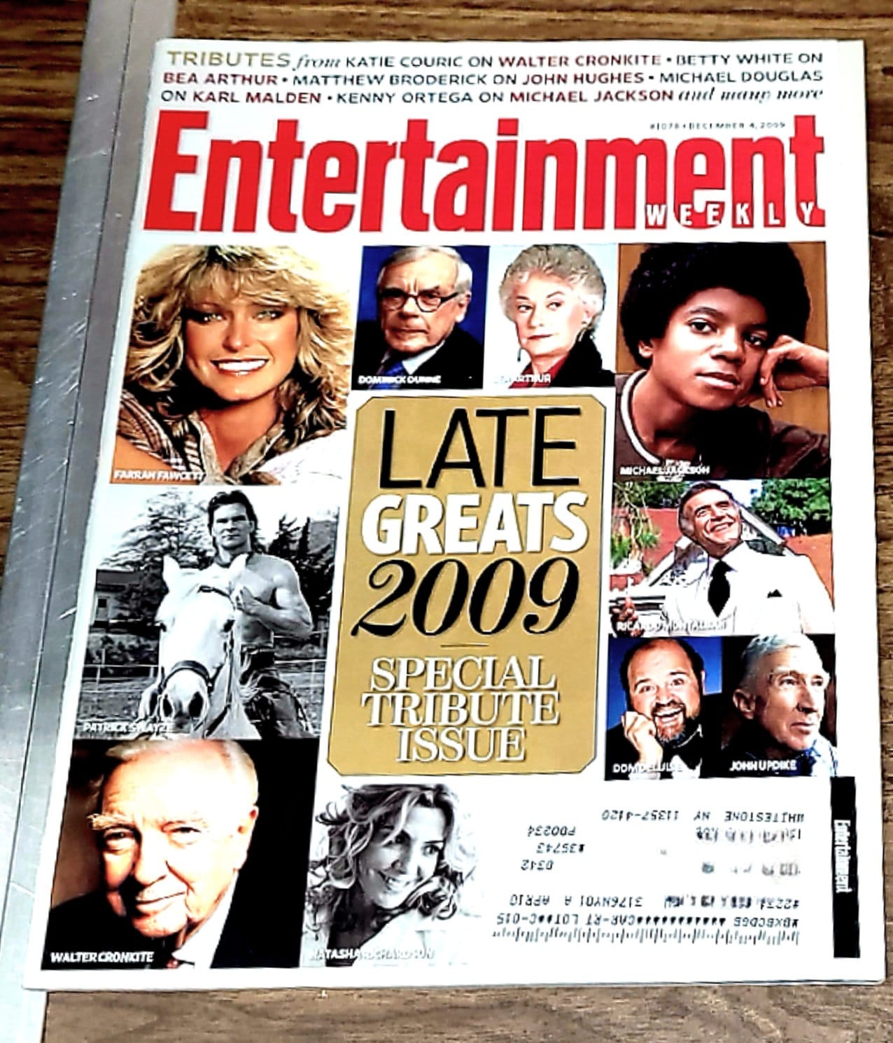 Farrah Fawcett Patrick Swayze Michael Jackson Entertainment Magazine 12 ...