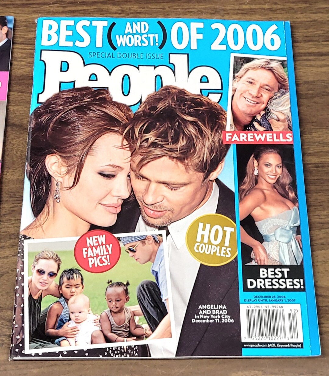 Angelina Jolie Steve Irwin Beyonce People Magazine Best & Worst of 2006 ...