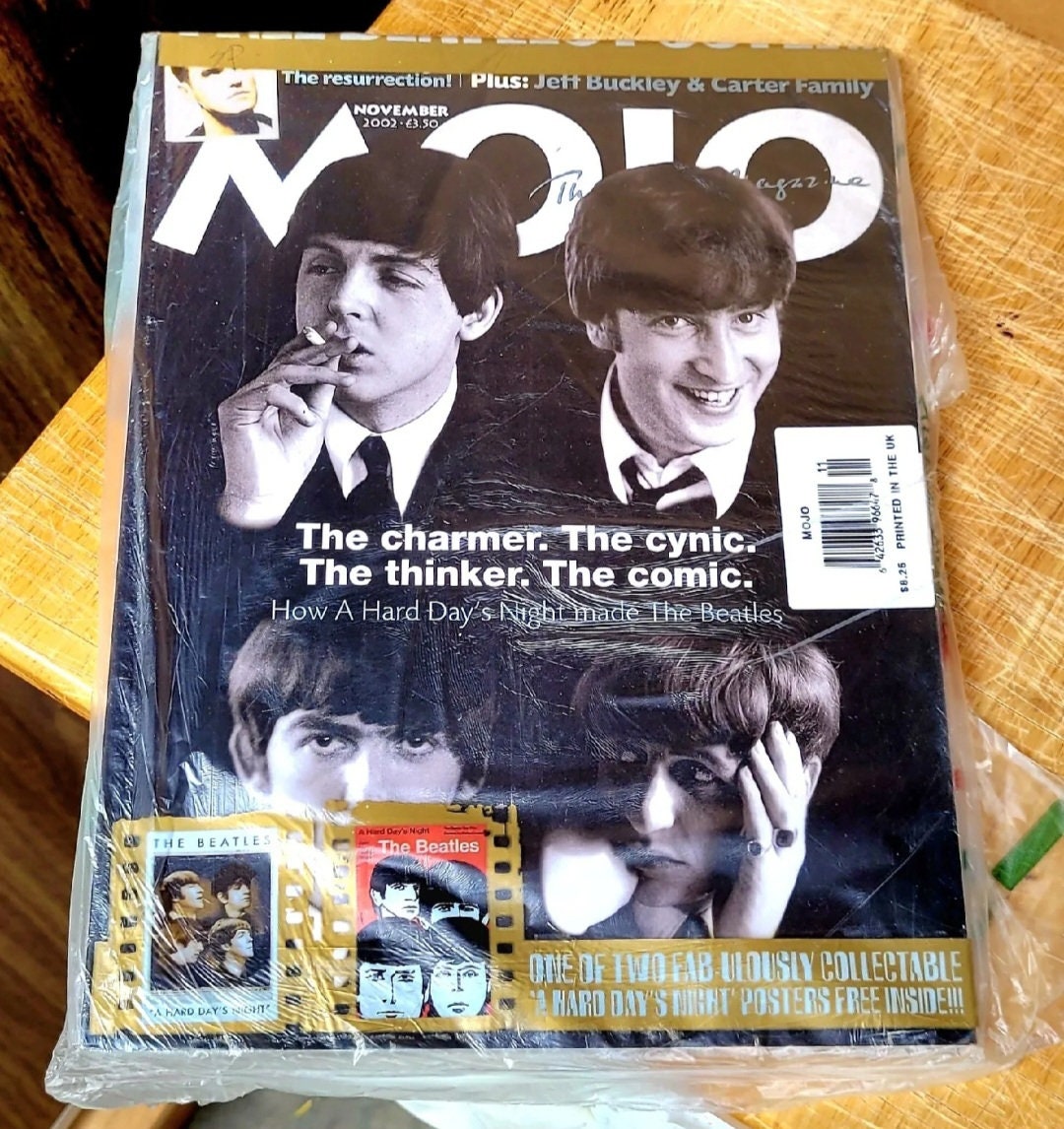 The Beatles Very Rare Mojo Magazine Poster Issue Nov 2002 New - Etsy