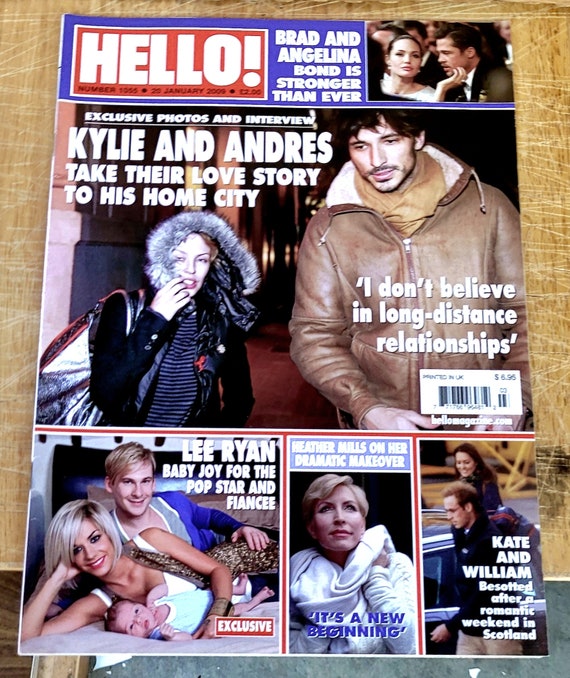 Kyle Minogue Paul Mccartney Madonna Travolta Hello Magazine Uk - Etsy