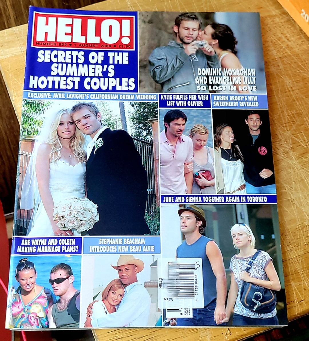 Avril Lavigne Wedding Paul Mccartney Yoko Uk Hello Magazine Aug 1 2006 ...