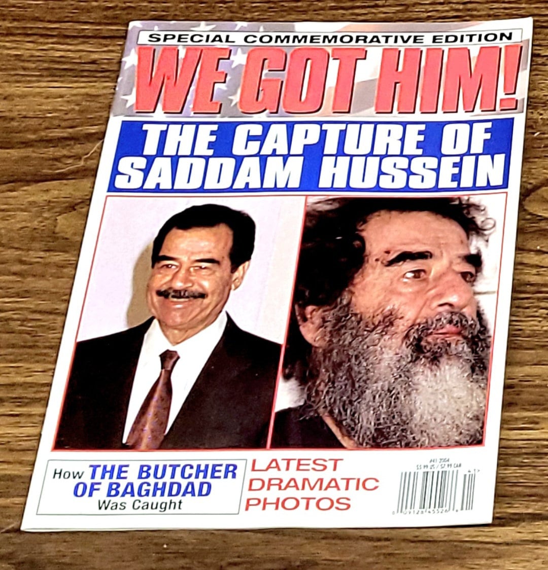 WE GOT HIM Capture of Saddam Hussein Special Magazine 2004 - Etsy
