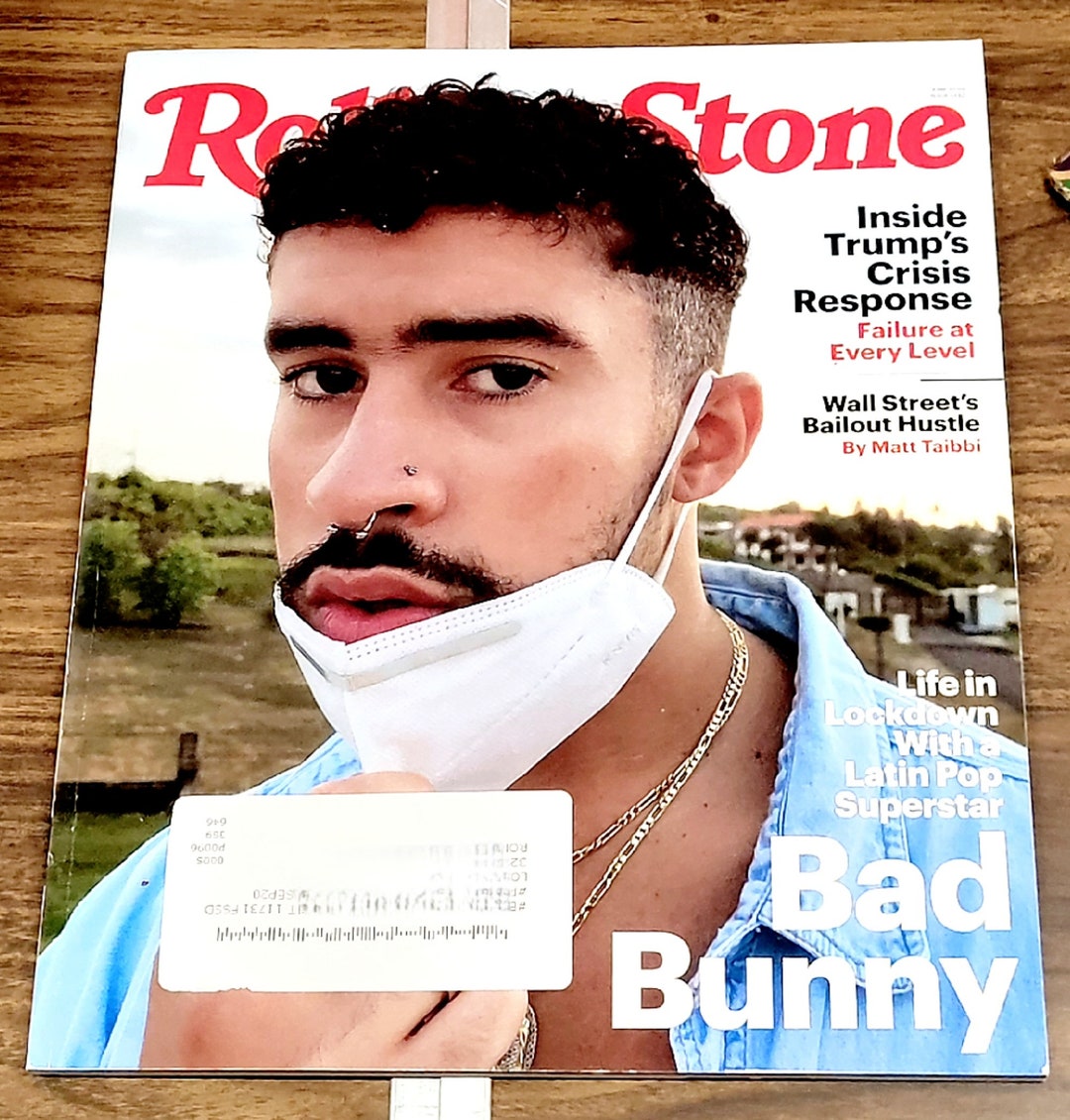 Bad Bunny (benito Antonio Martínez Ocasio) Rolling Stone Magazine June ...