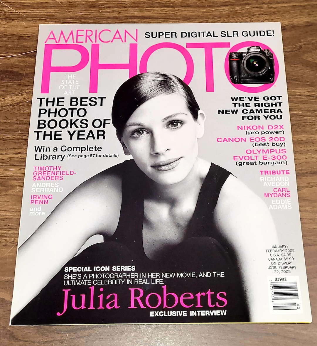 Julia Roberts American Photo Magazine Jan/feb 2005 New Mint - Etsy