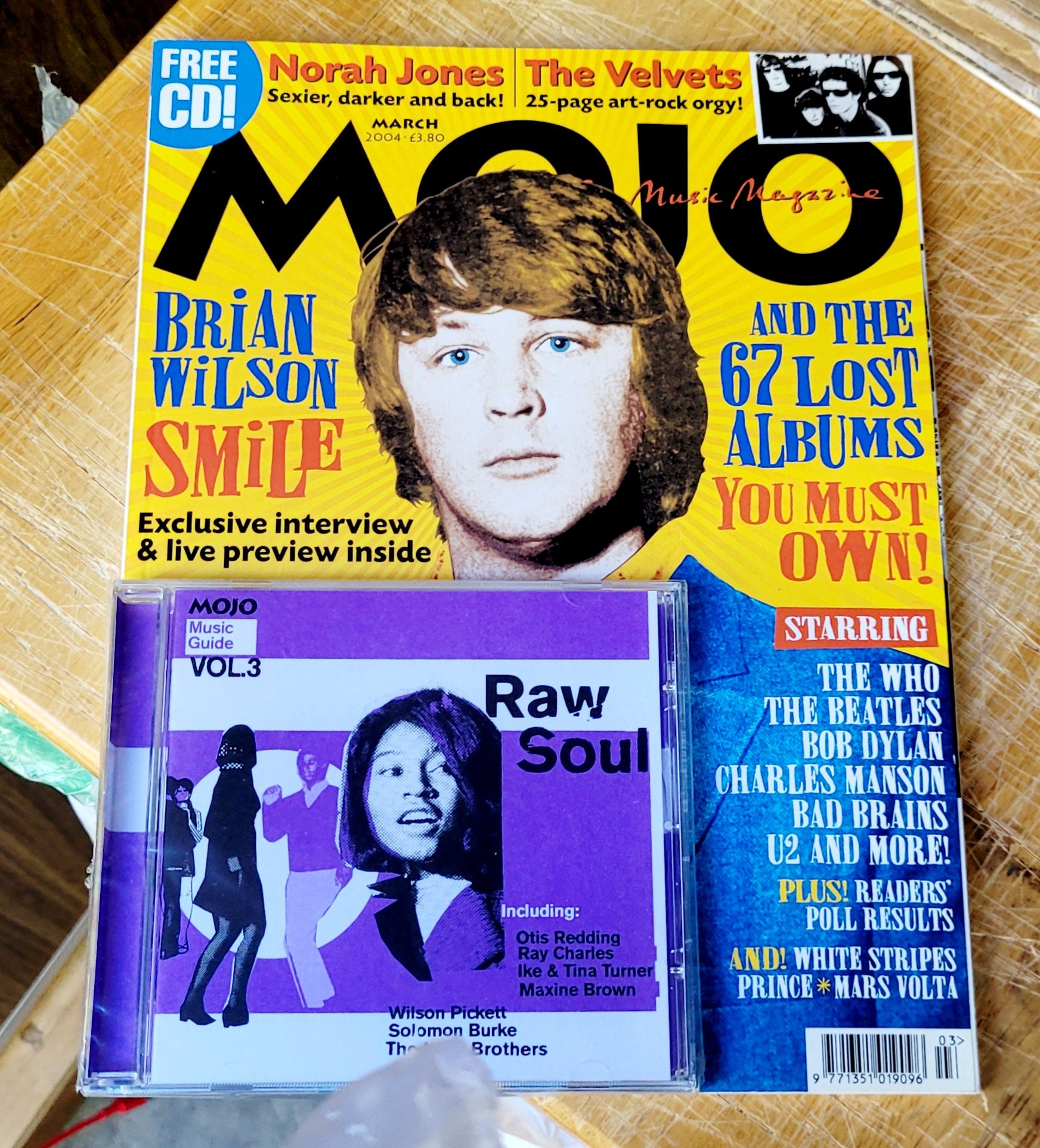 Brian Wilson Beatles Who Norah Jones & More Mojo Magazine March 2004 ...