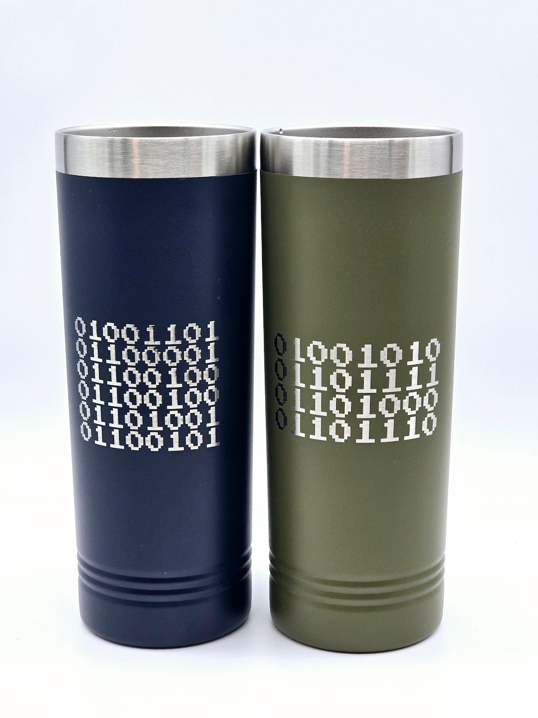 Personalized Binary Computer Coded Name Tumbler 22 Oz Insulated Personalized Tumbler Tech Geek ...