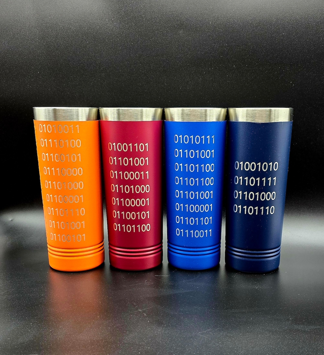 Personalized Binary Name 22 Oz Insulated Tumbler Computer Tech Geek Gift 16 Different Colors - Etsy