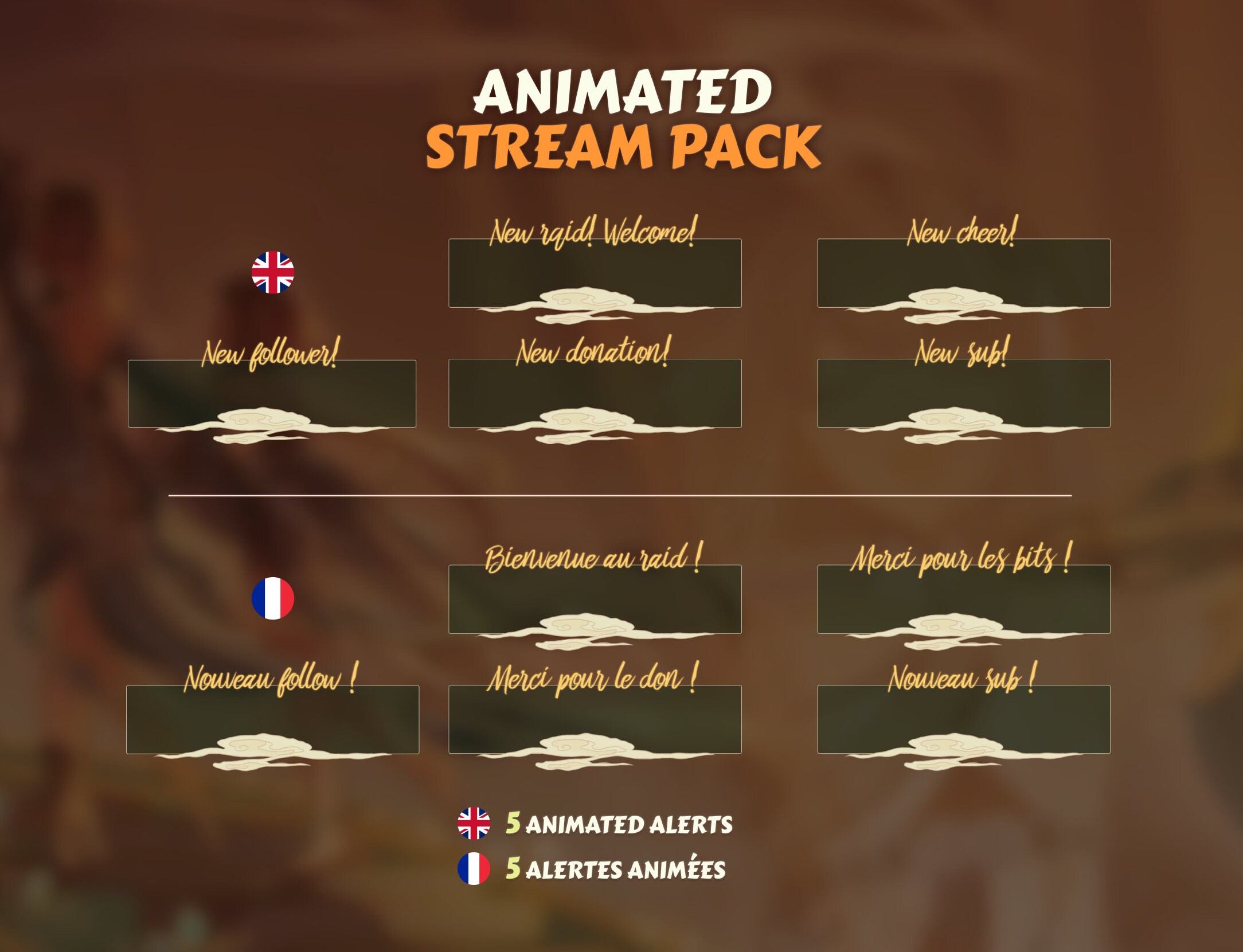 Stream Overlay for Twitch | Genshin Impact | Xianyun Cloud Retainer ...