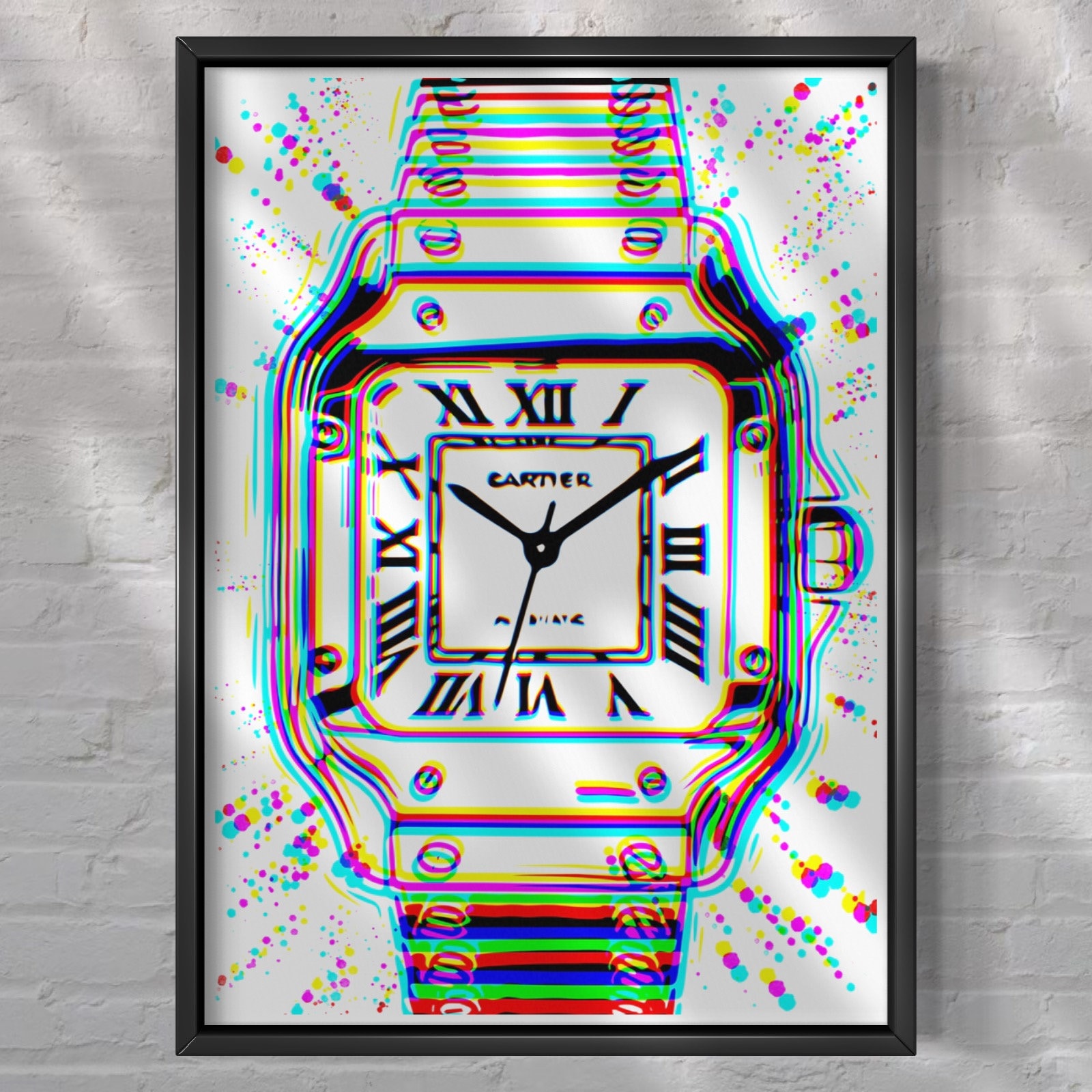 Cartier Watch Wall Art Print - Etsy