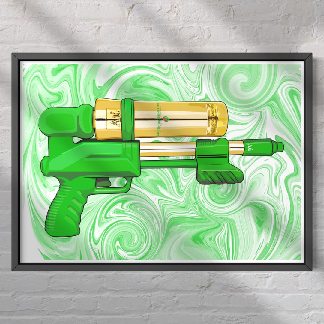 Charlie Sloth-inspired Custom Designer Au Super Soaker With Watermelon ...