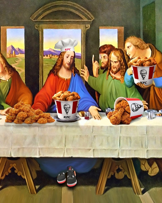 Funny Last Supper We Got A Badass At The Last Supper Meme By