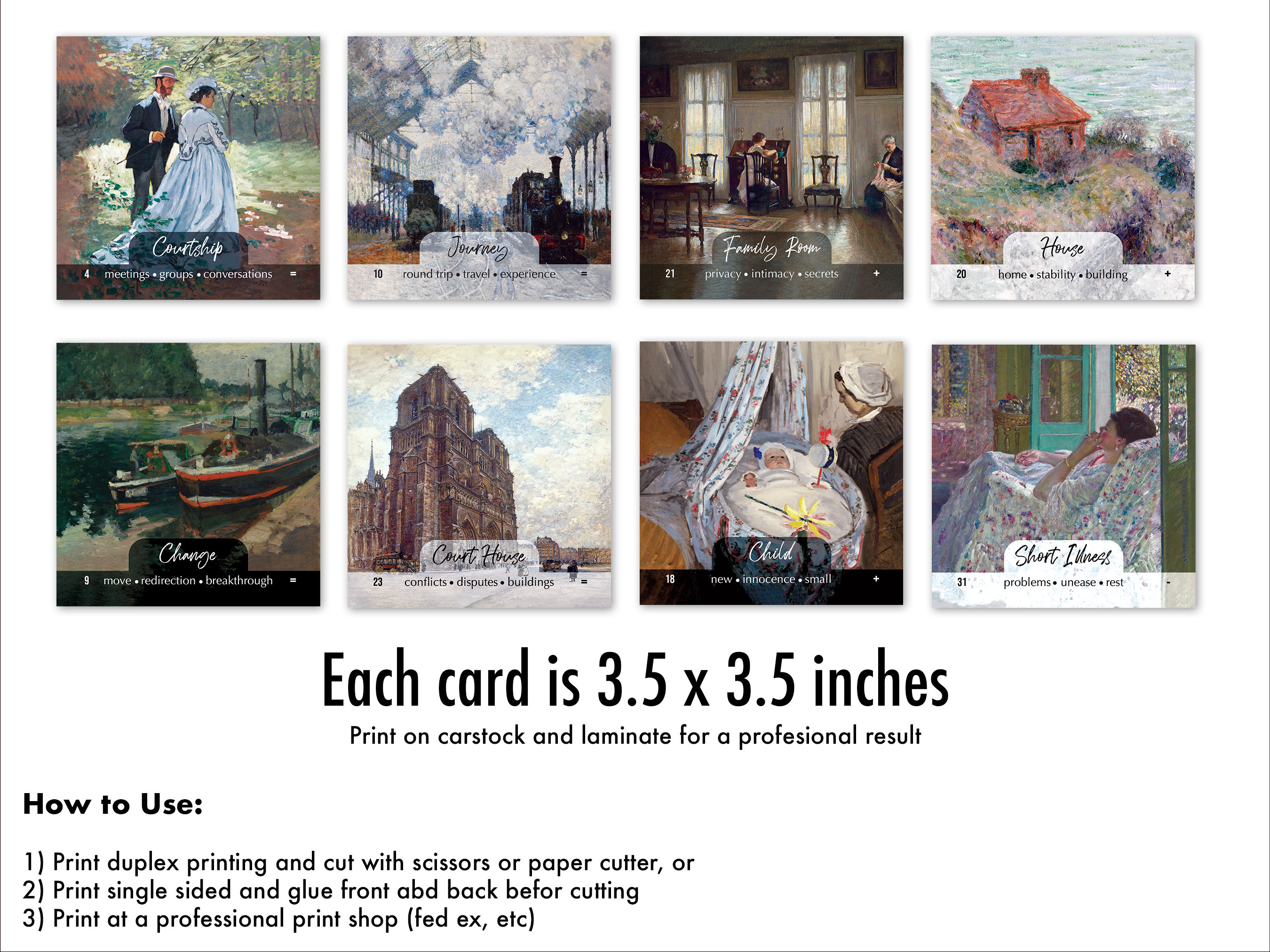 Learn Kipper Oracle Deck ⎮ Printable Oracle Deck ⎮ Printable Kipper ...