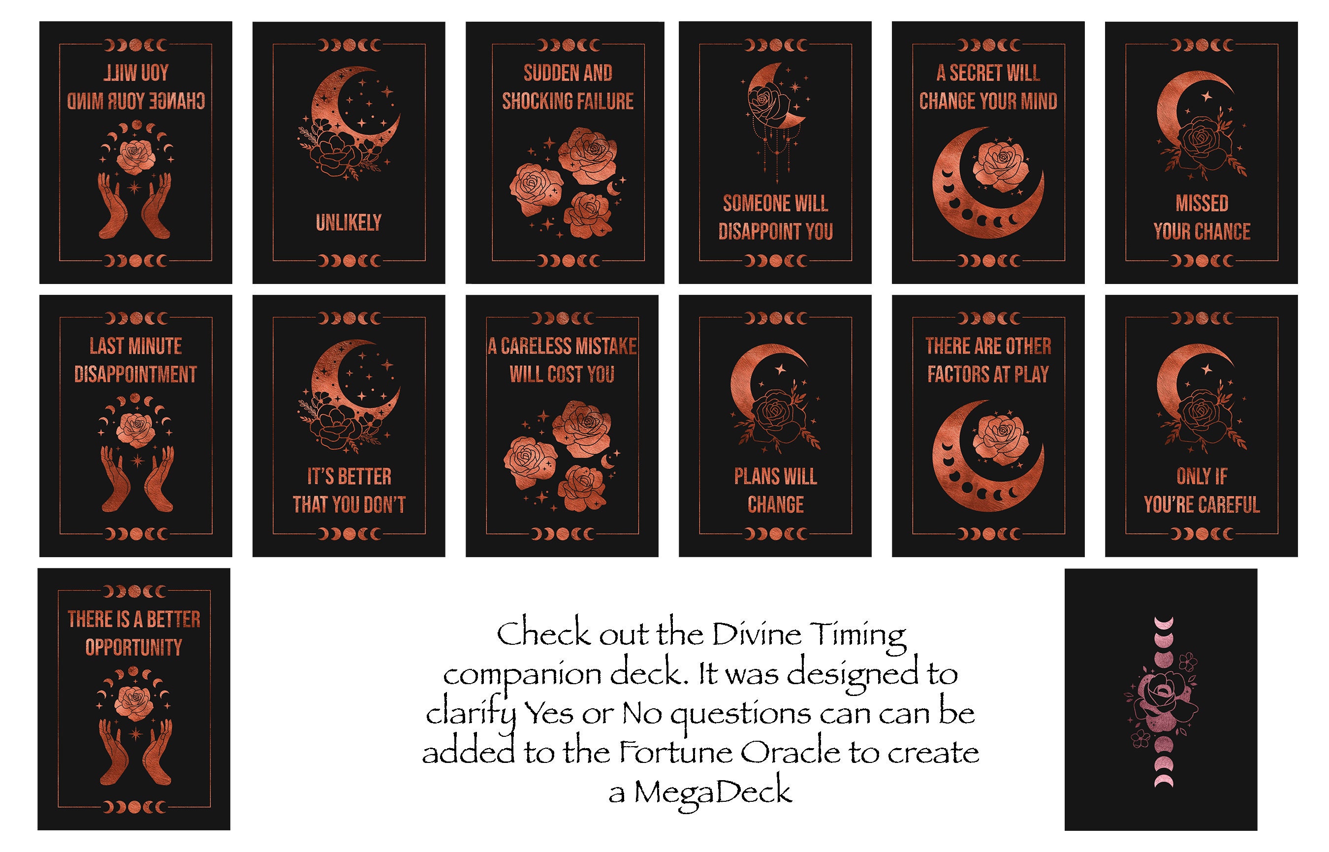 The Fortune Oracle ⎮ Printable Oracle Deck ⎮ Instant Download ...