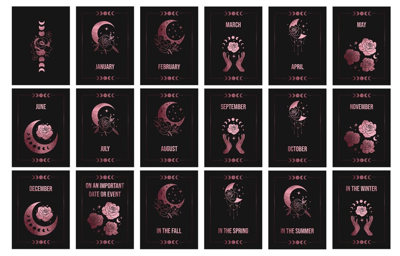 Divine Timing Oracle Deck ⎮ Printable Oracle Deck ⎮ Instant Download ...