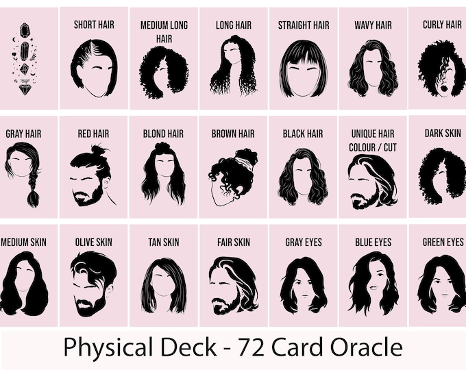 Physical Traits Oracle Deck Physical Characteristic Tarot Physical Deck Etsy