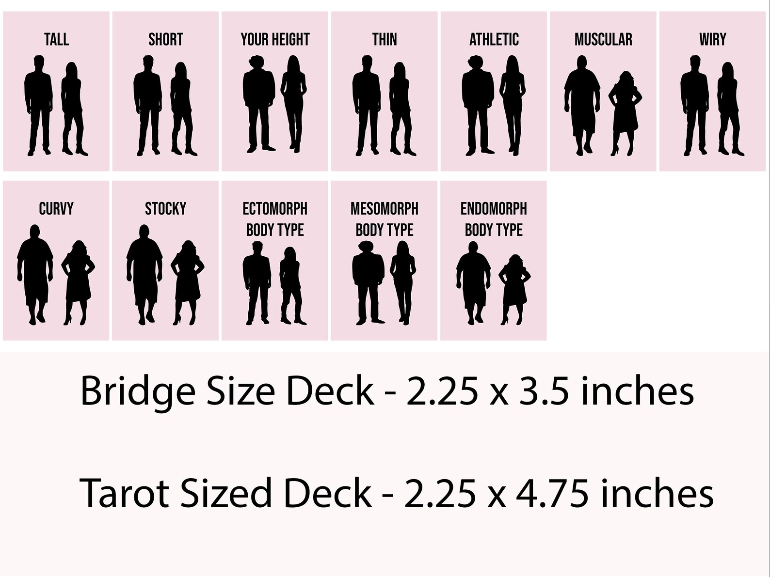 Physical Traits Oracle Deck Physical Characteristic Tarot Physical Deck ...