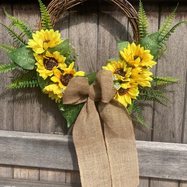 Burlap Sunflowers - Etsy UK