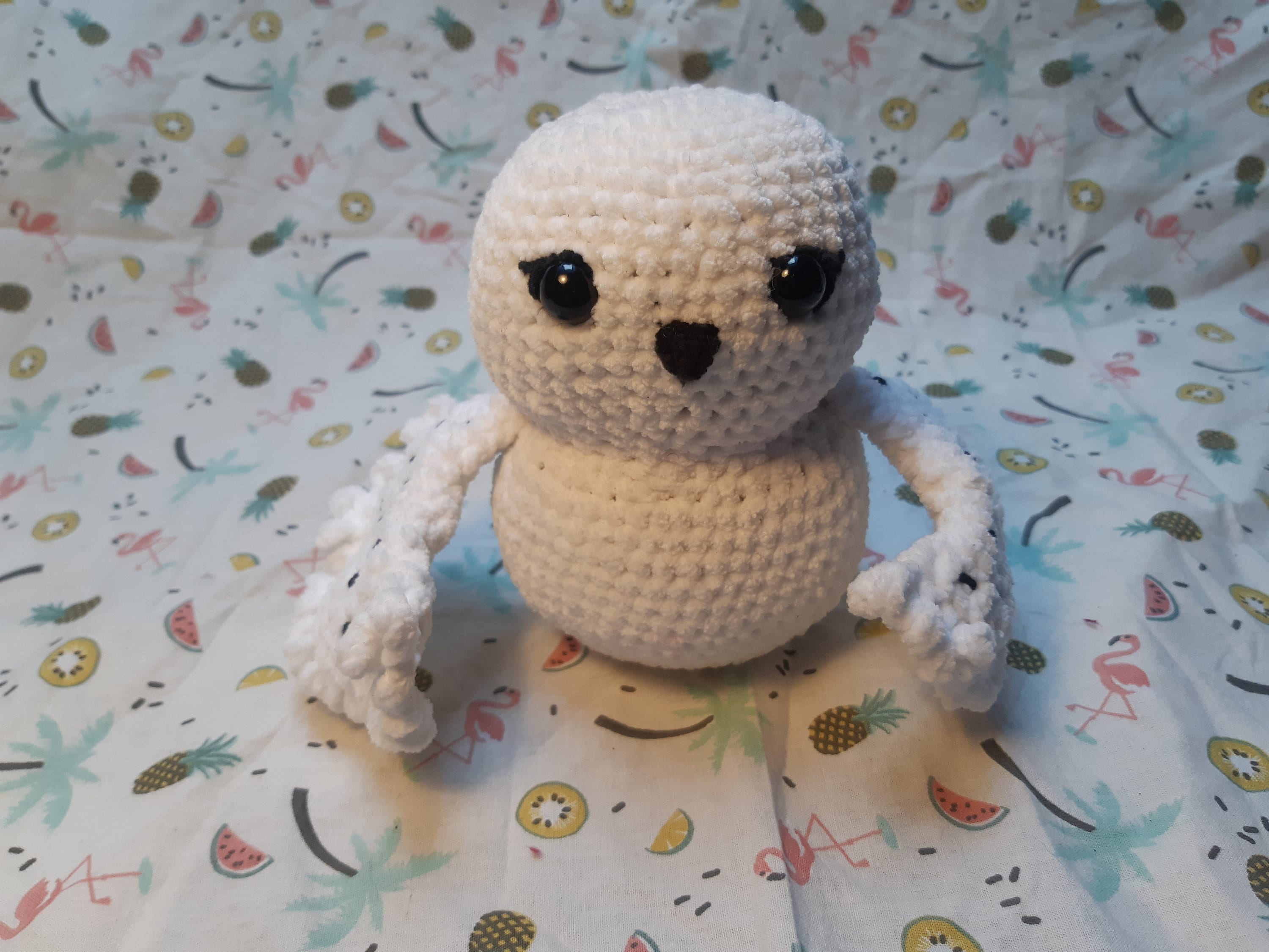 Harry Potter Hedwig White Owl Soft Toy in Customizable Crochet ...