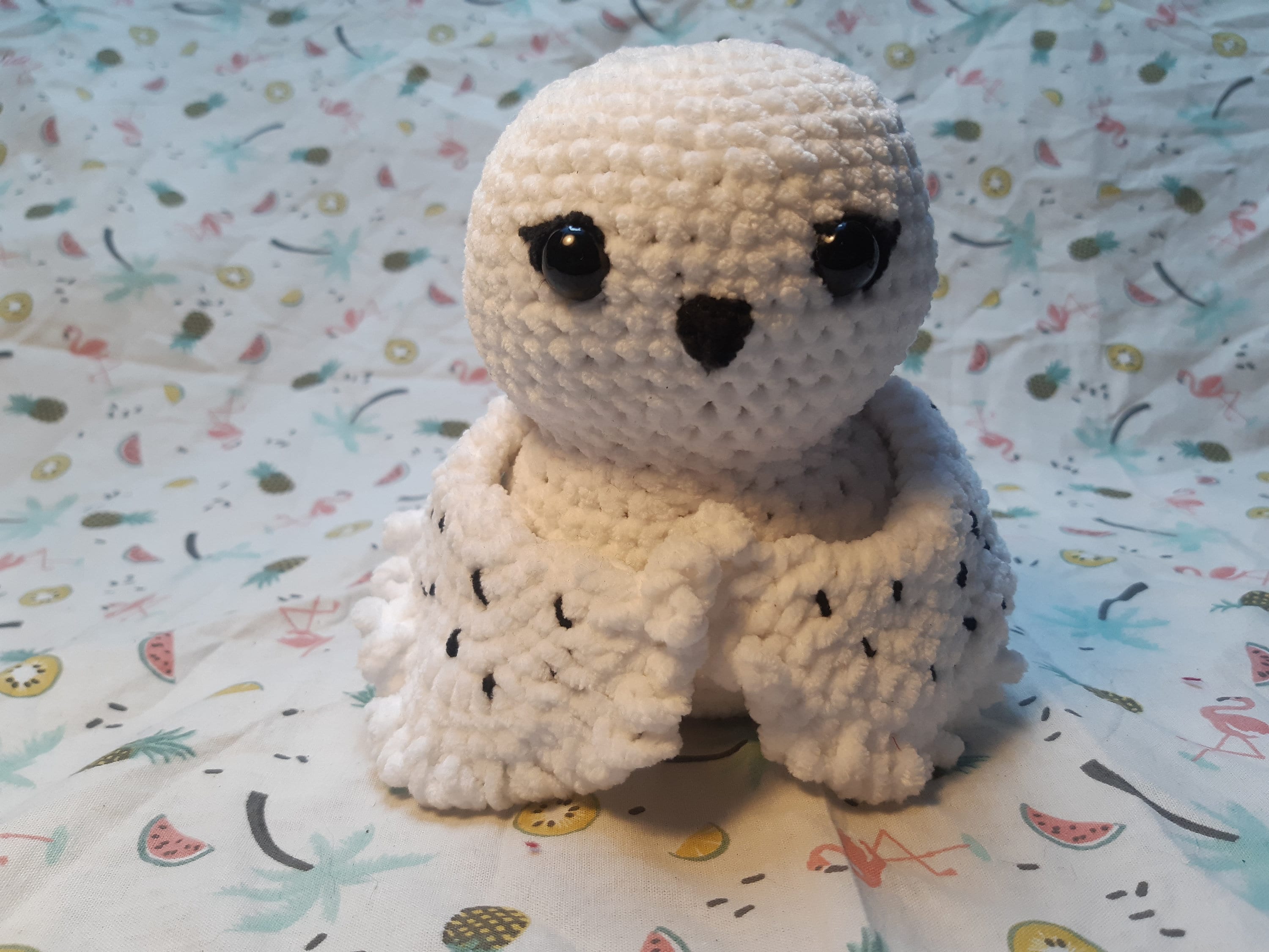 Harry Potter Hedwig White Owl Soft Toy in Customizable Crochet ...