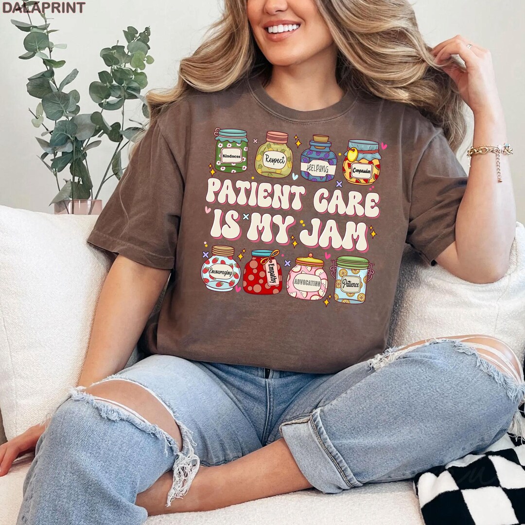 Patient Care is My Jam T-shirt: Medical Assistant, PCT, PCA - Etsy