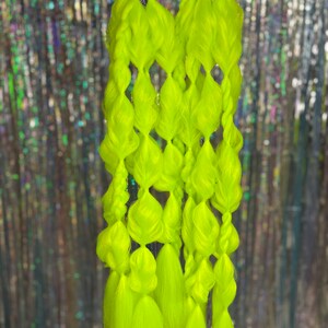 Neon Yellow Braids - Etsy