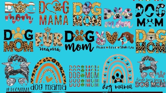 Dog Bundle Designdog Mom Png Bundle Dog Png Paw Png Dog - Etsy
