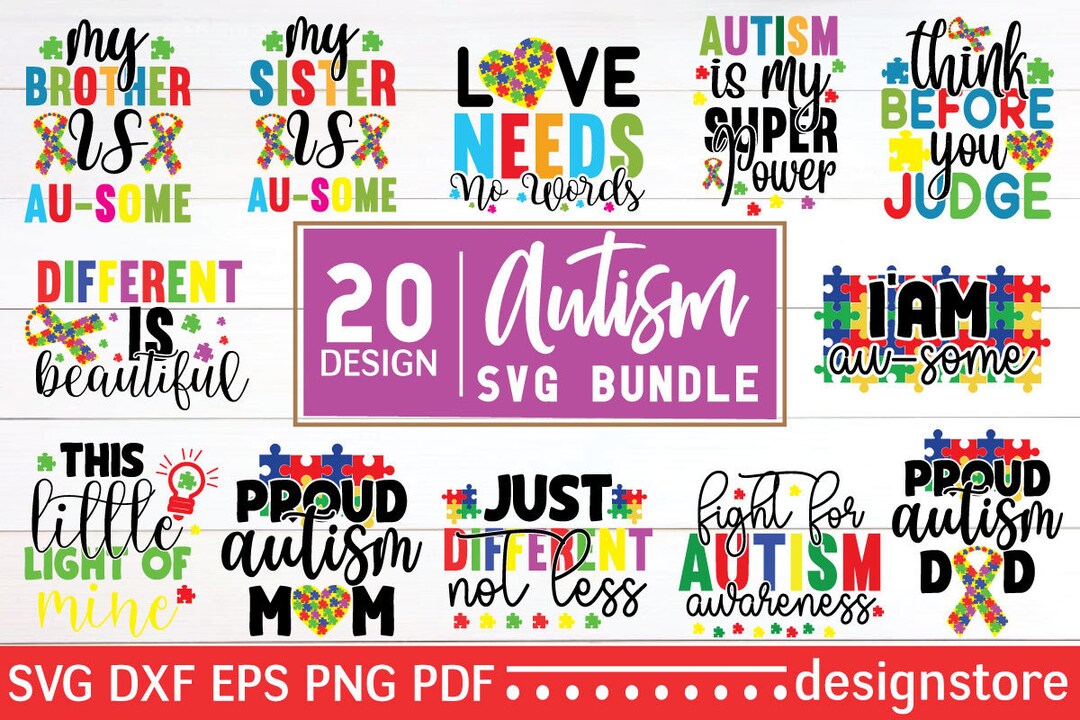 Autism SVG Bundleautism Awareness Svg Inclusion Matters SVG - Etsy ...