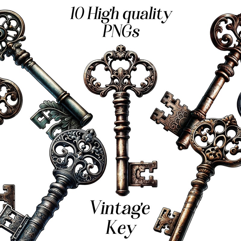 Antique Keys - Etsy