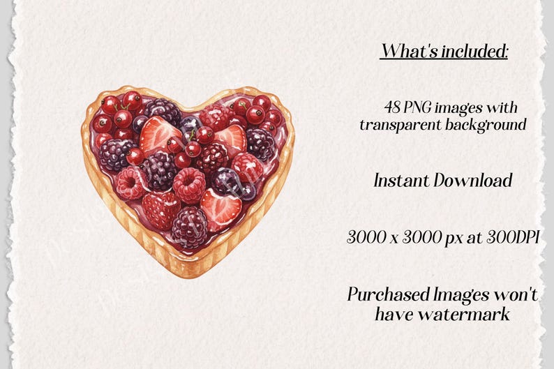 Sweet Valentine Clipart, Romantic Dessert Candy Heart Pngs - Etsy