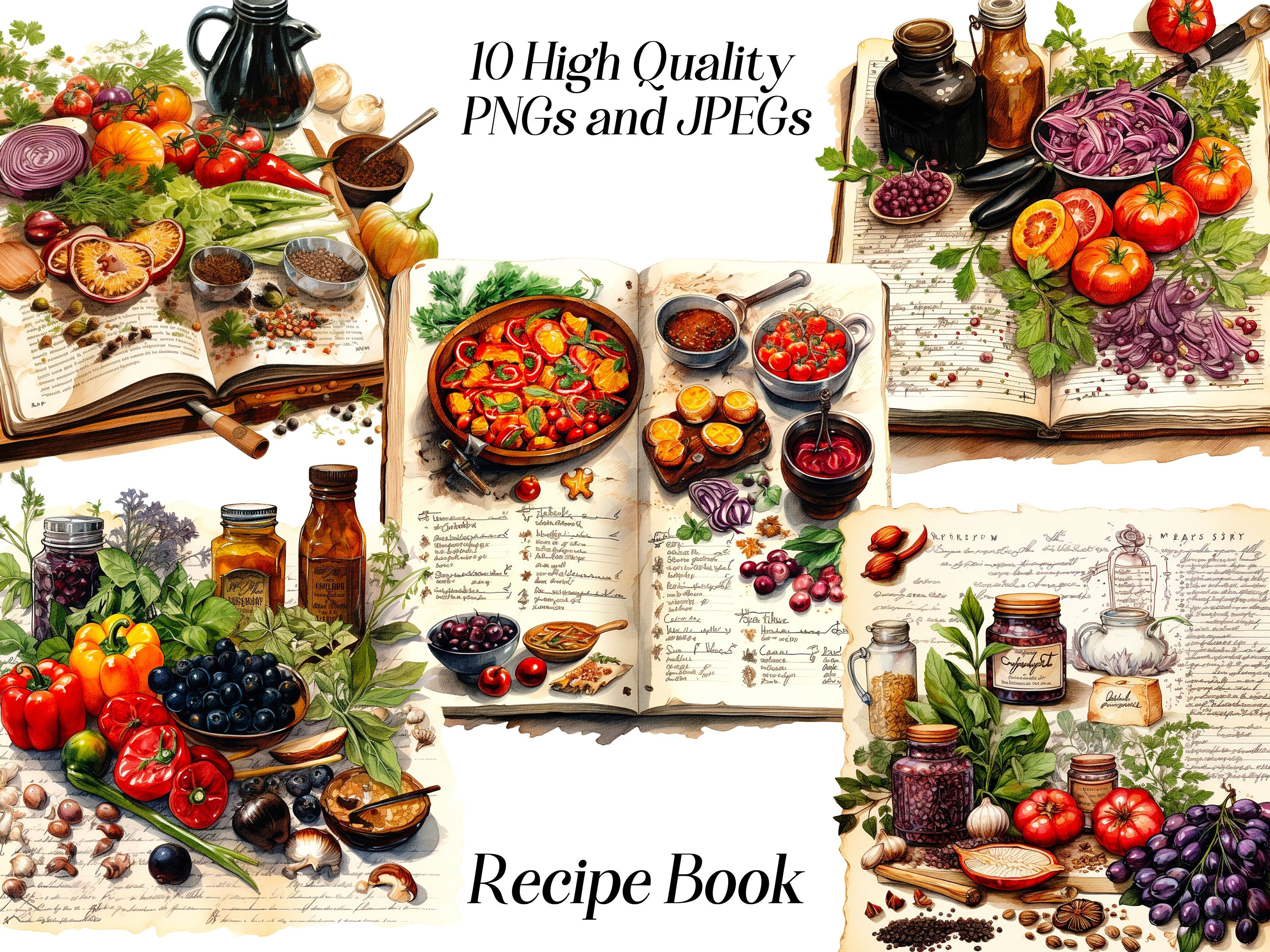 Recipe Book Clipart