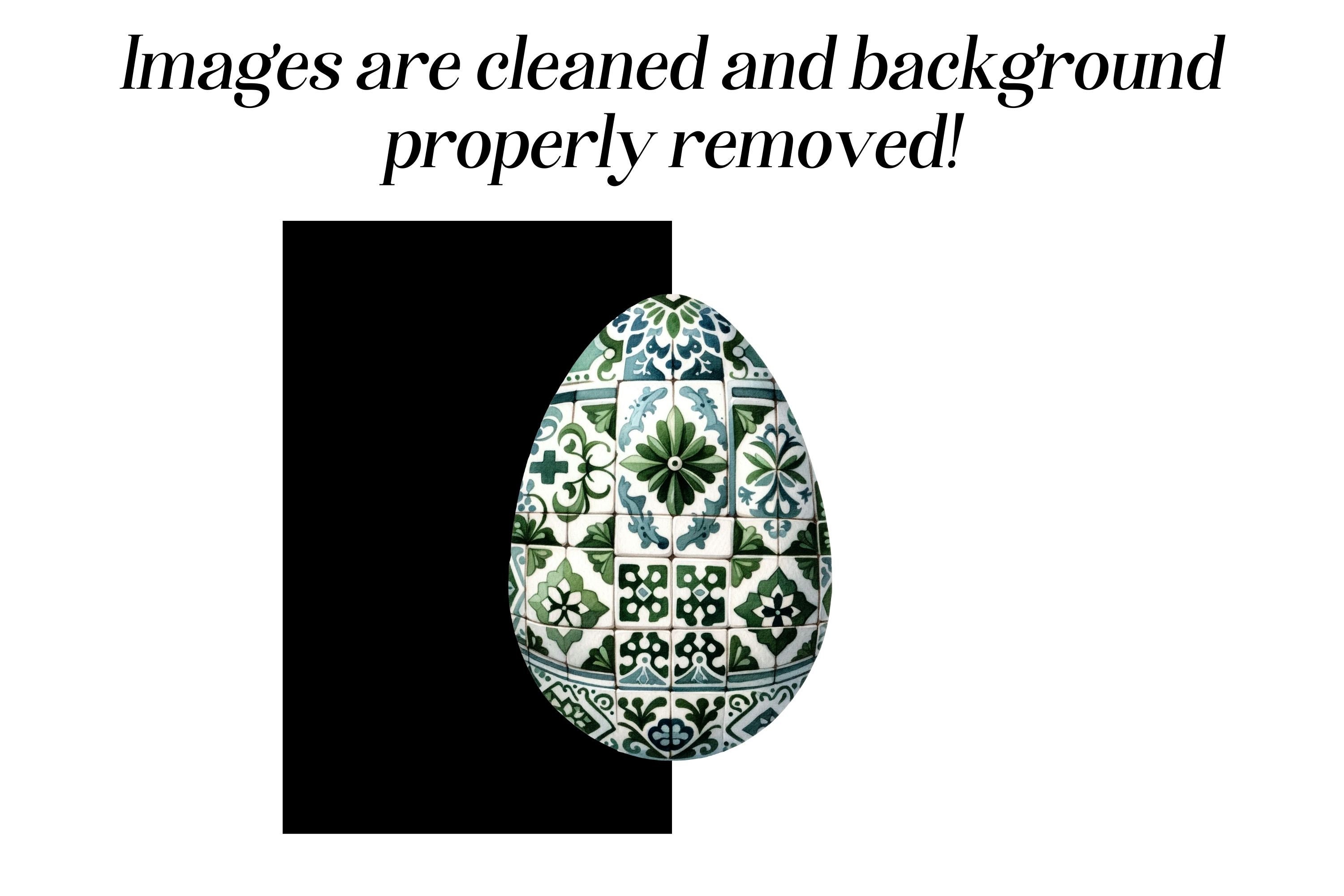 Easter Egg Clipart: Floral Tile Pattern (10 PNG Files) - Etsy