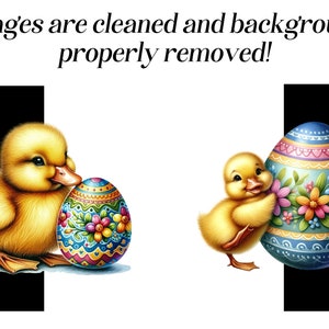 Easter Duckling Clipart, Watercolor Spring Duck Clip Art, Png, Cute ...