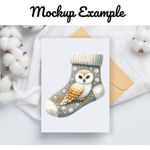 Winter Socks Clipart, Watercolor Cozy Knitted Socks Clip Art, Png ...