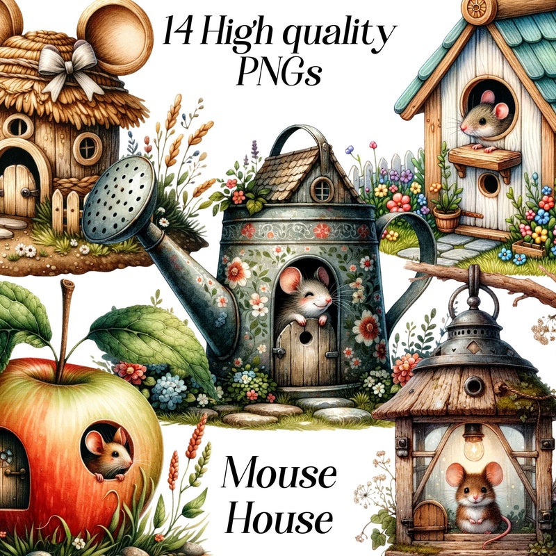 Mouse House - Etsy