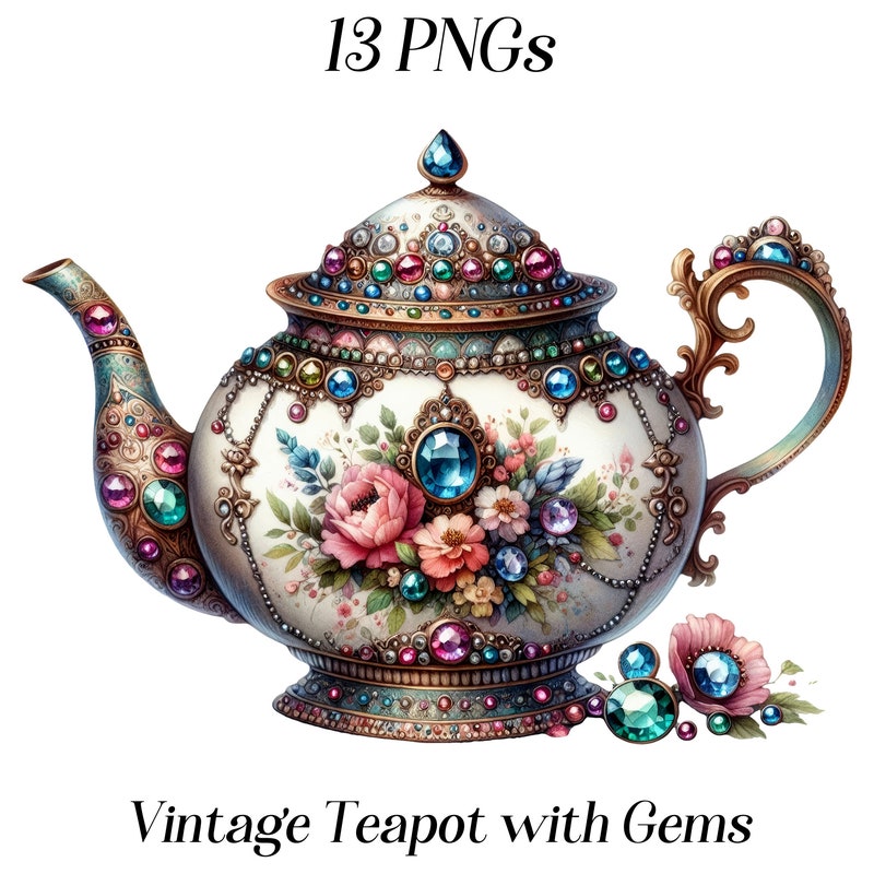 Victorian Tea Pot - Etsy